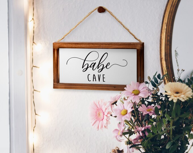 Little Babe Cave. Nursery Room Decor. Rustic Nursery Decor. Baby Room Sign. Baby Room Wall Decor ...