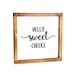 Hello Sweet Cheeks Sign Funny Modern Farmhouse Bathroom | Etsy