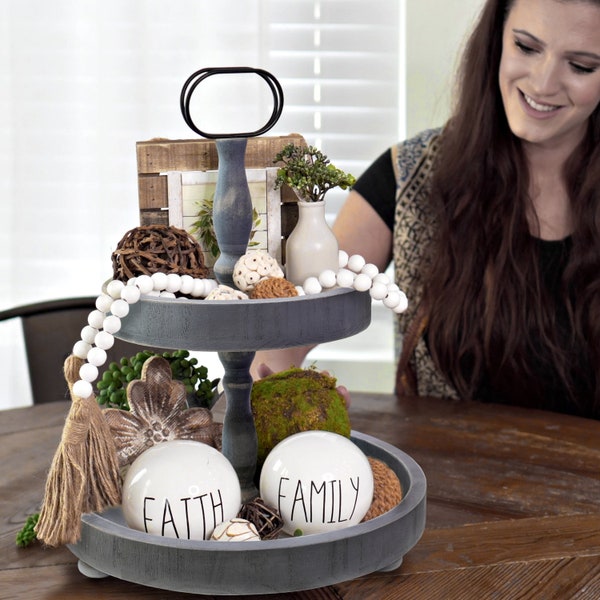 Two Tier Tray - Etsy