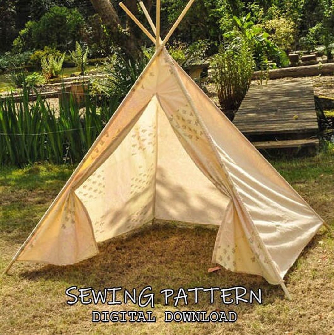 Make a TEEPEE, Downloadable PDF File - Etsy