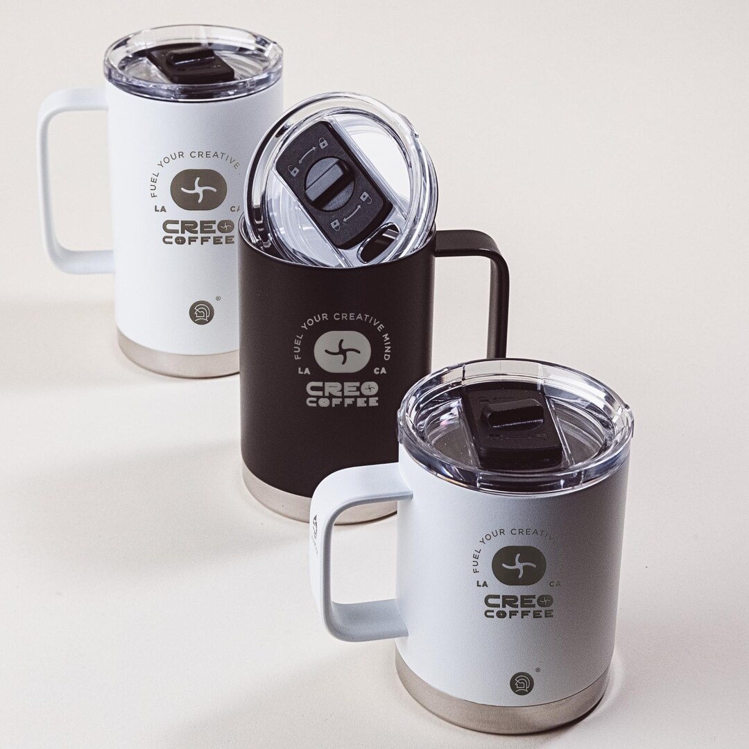 Custom Coffee Mug With Logo, Business Logo Engraved Mug, Insulated Mug ...