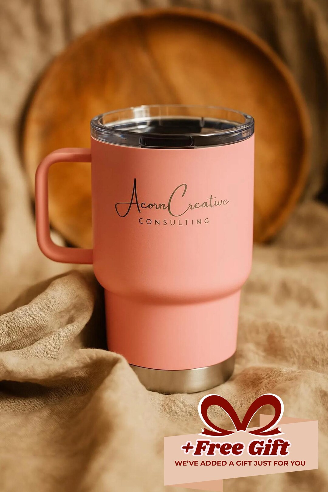 Custom Logo Mug • Personalized Business Coffee Mug • Insulated Mug With ...