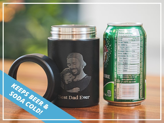 Personalized Beer Can Cooler Custom Photo Can Tumbler - Etsy