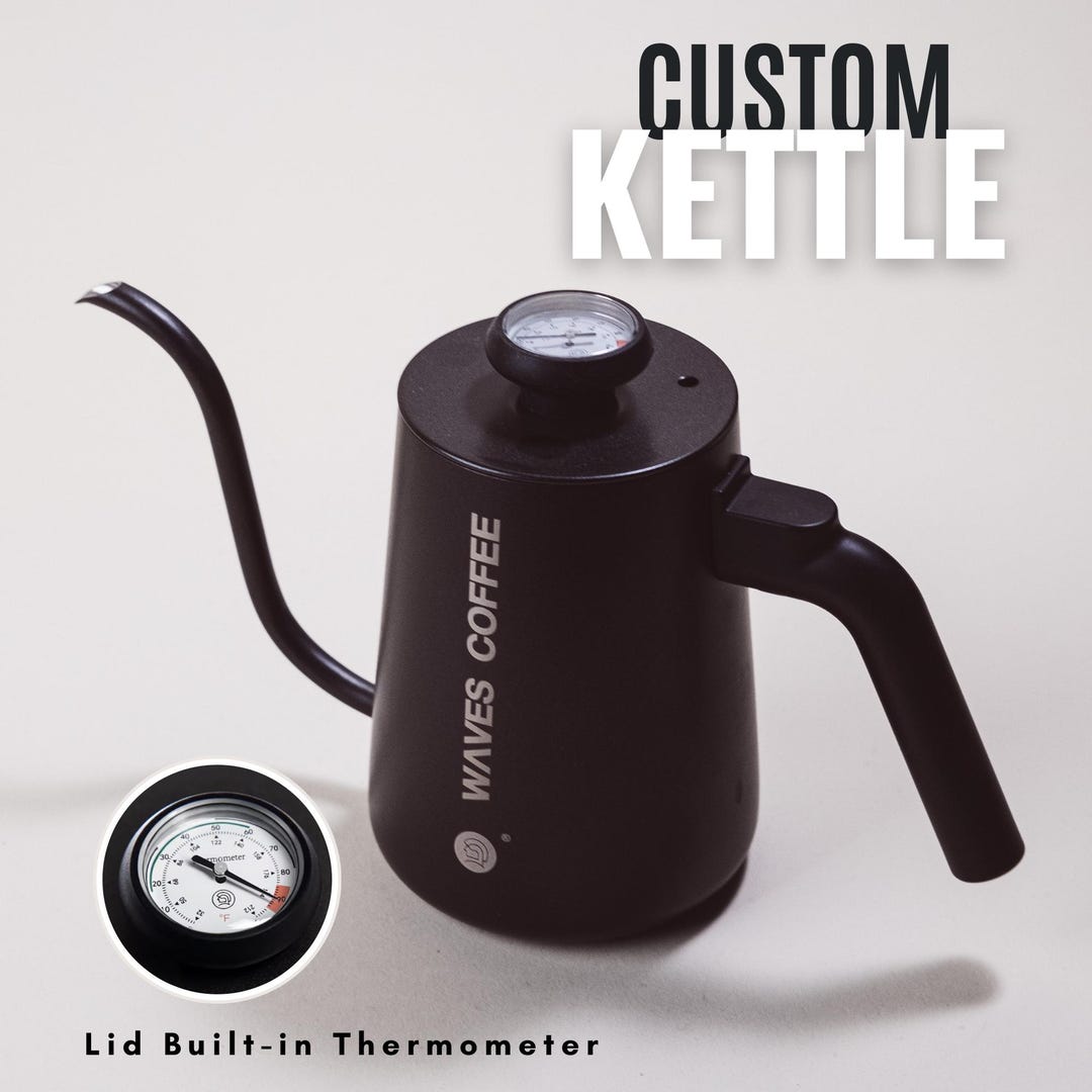 Logo Engraved Coffee Kettle | Custom Engraved Gooseneck Kettle ...