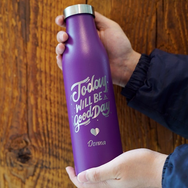 Motivational Water Bottle - Etsy
