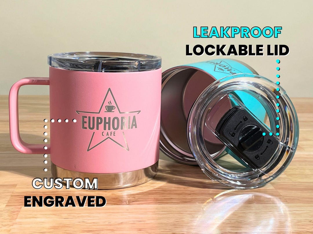 Custom Leakproof Logo Mug Logo Branded Coffee Mug Travel Coffee Mug ...