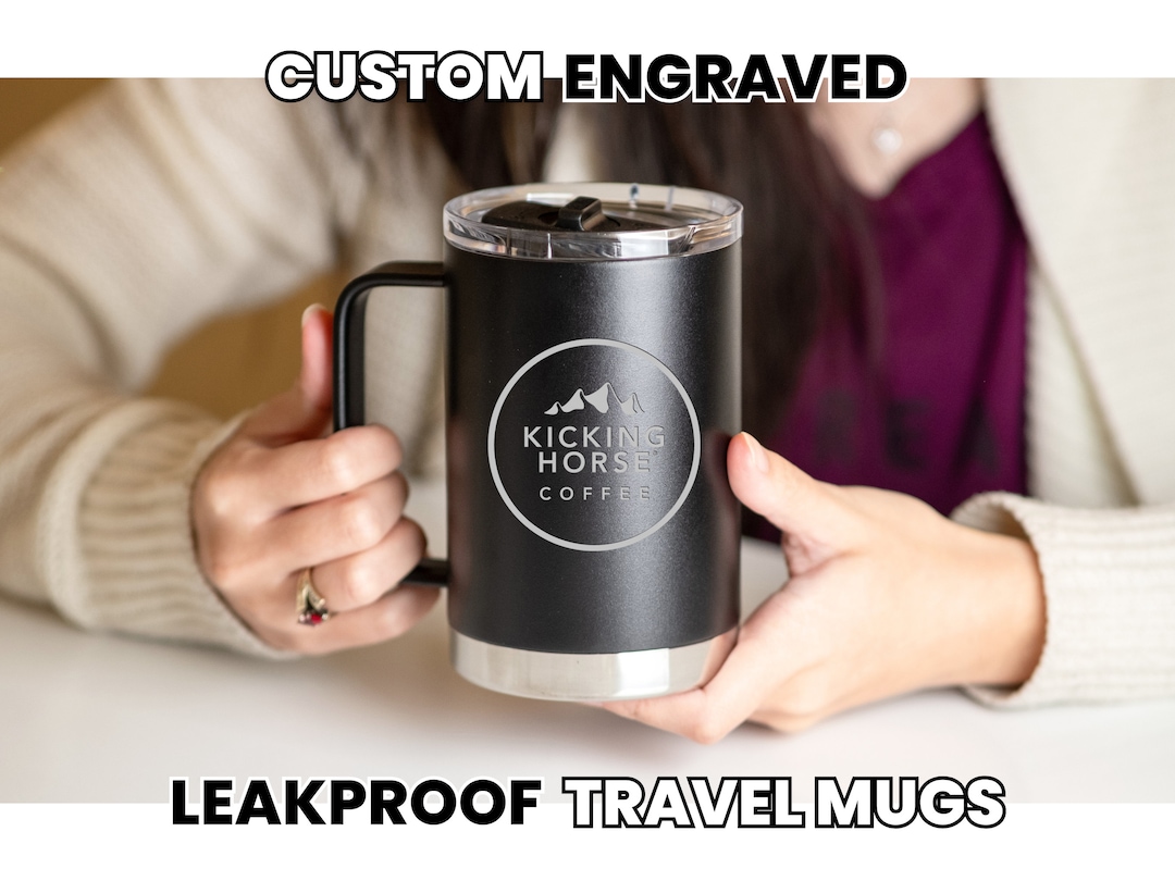 Custom Logo Insulated Mug Personalized Travel Mug Branded Coffee Mug ...