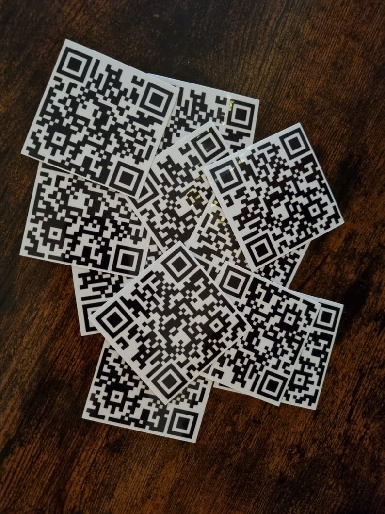 Rick Roll QR Code Sticker Rick Roll Sticker Rick Roll Laptop | Etsy Ireland