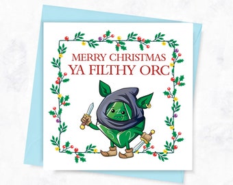 Dnd Christmas Card | Etsy