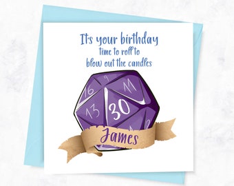 Dnd Dm Birthday Card - Etsy