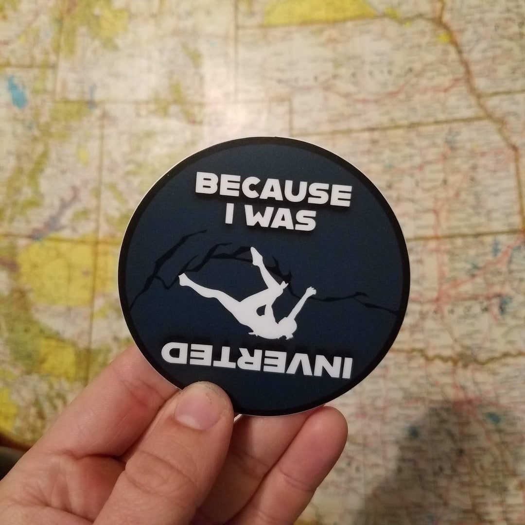 Inverted Climbing Sticker - Etsy