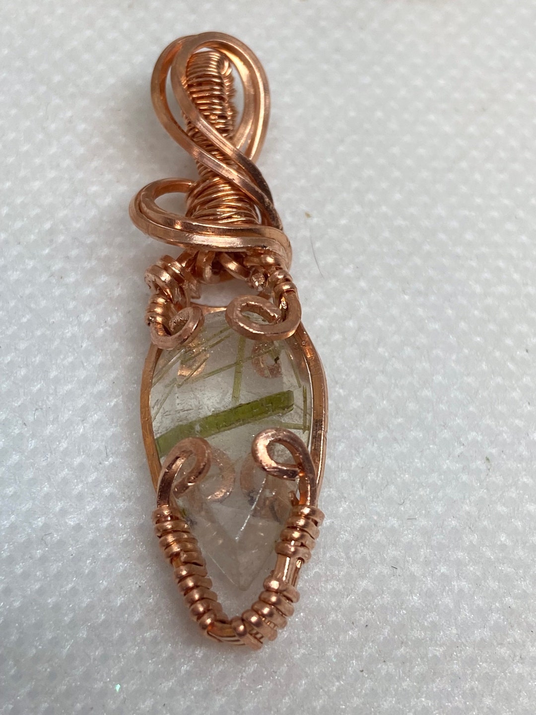 Rutilated Quartz With Copper - Etsy