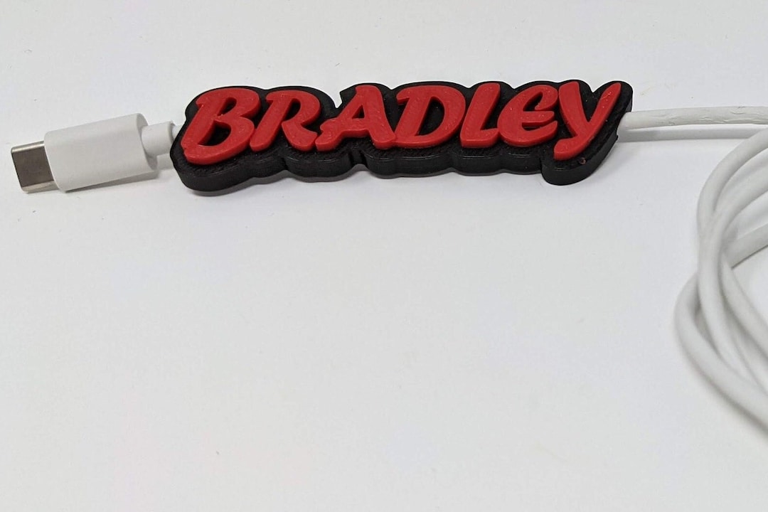 Customizable Charger Name Tag - for Everyday Use - iPhone - Android ...