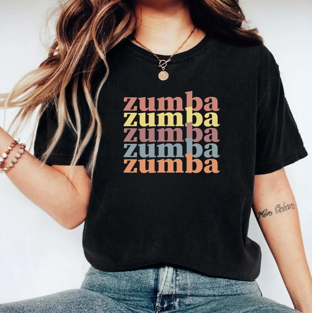 Zumba Retro Shirt, Zumba Class Shirt, Zumba Workout Tee, Zumba Lover ...