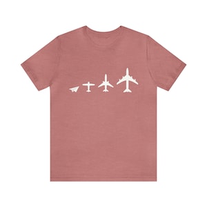 Aviation Shirt, Pilot Evolution Shirt, Airplane Pilot Gift, Flight ...