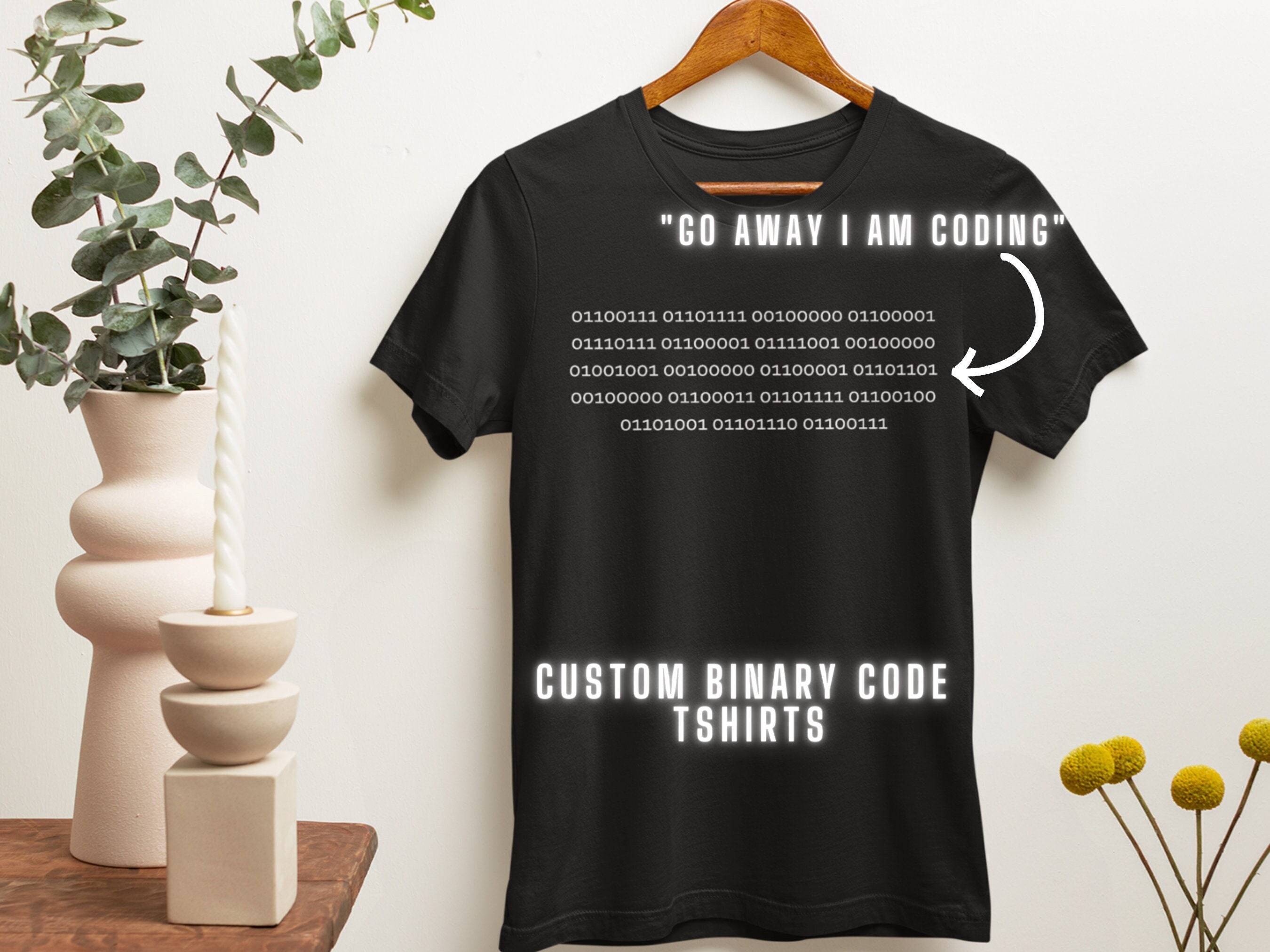 Custom Binary Code Translated Shirt, Personalized Binary Code Shirt ...