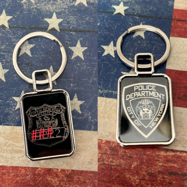 Police Keychain - Etsy