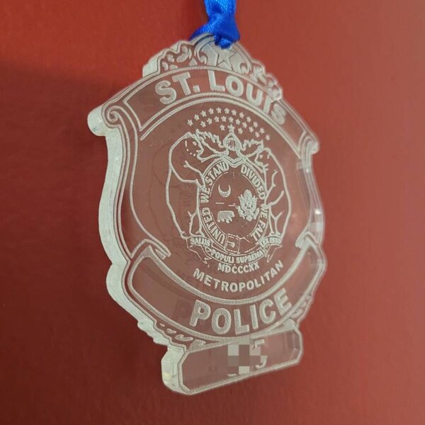 St. Louis Police Badge Svg - Etsy