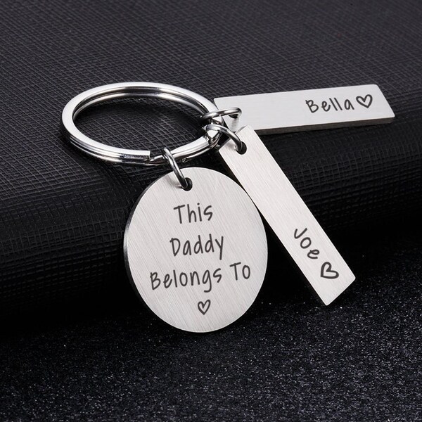 Daddy Keychain - Etsy