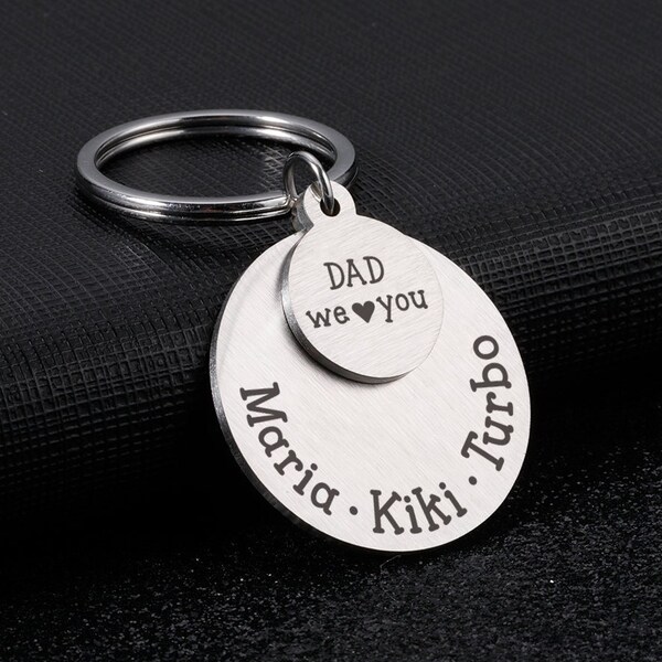 Daddy Keychain - Etsy