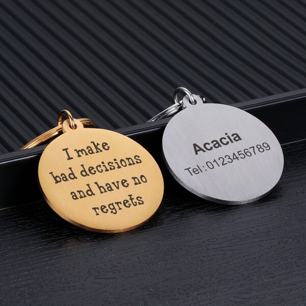 Funny Dog Tag - Etsy