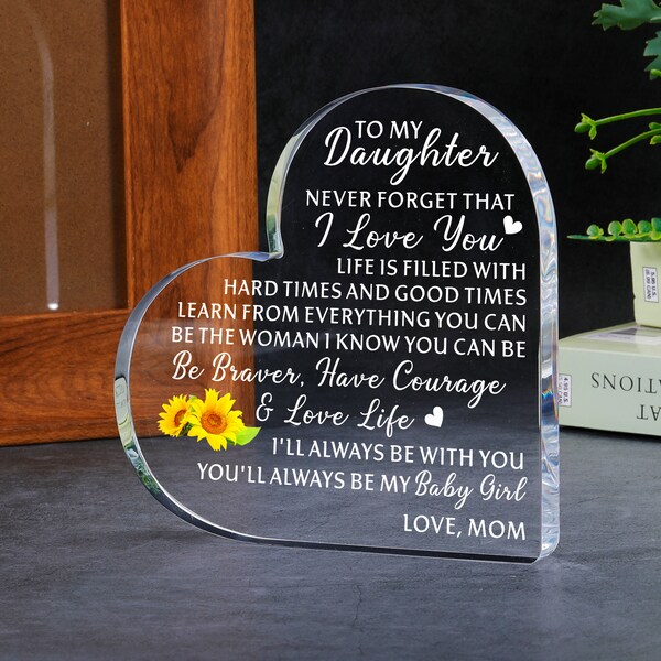 Inspirational Daughter Birthday Card - Etsy