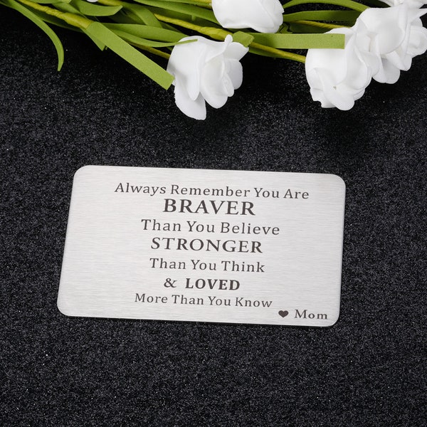 Inspirational Wallet Cards for Son - Etsy