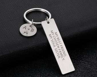 Best Friend Keychain - Etsy