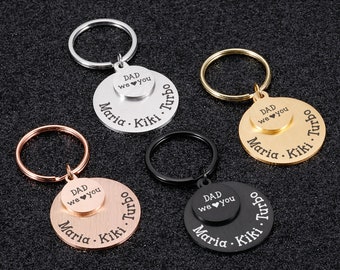 Papa Key Chain - Etsy