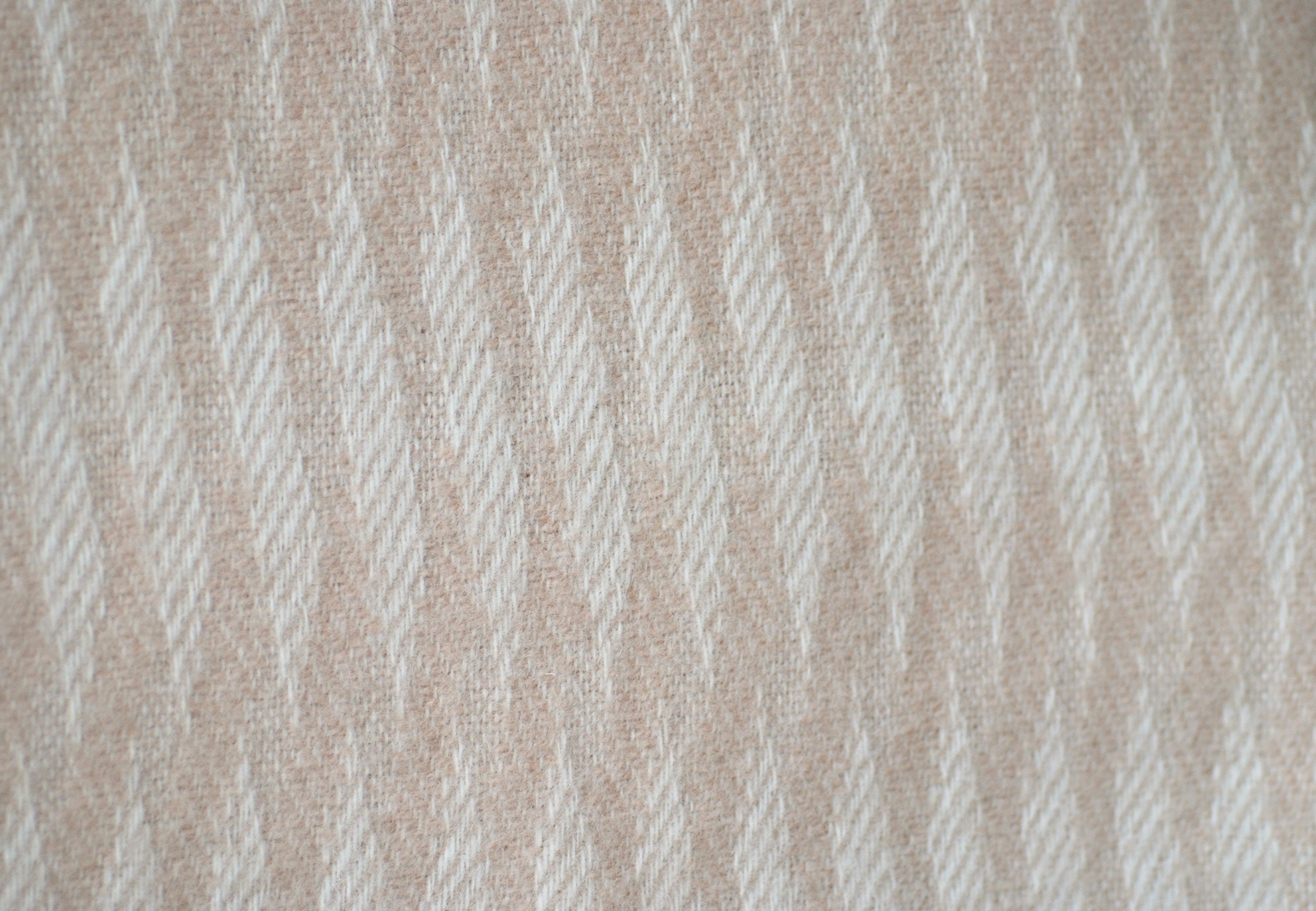 Light Brown Wool Throw, Warm Soft Wool Blanket, Lightweight Waves ...