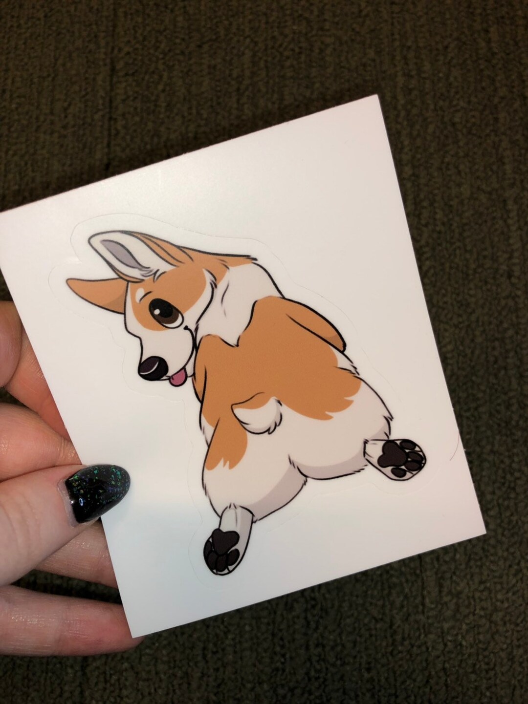 Puppy Sticker: Corgi - Etsy