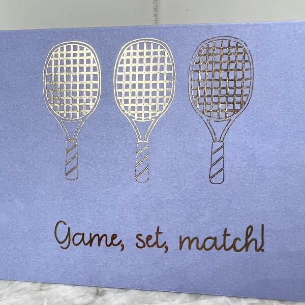 Tennis Note Cards - Etsy