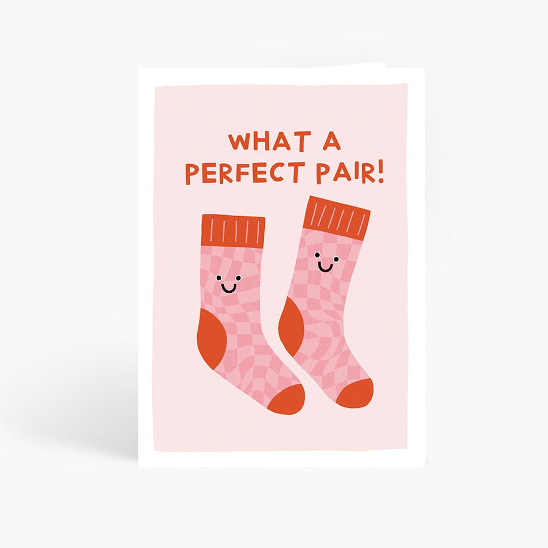 What A Perfect Pair Card, Wedding Card, Anniversary Card, Engagement ...