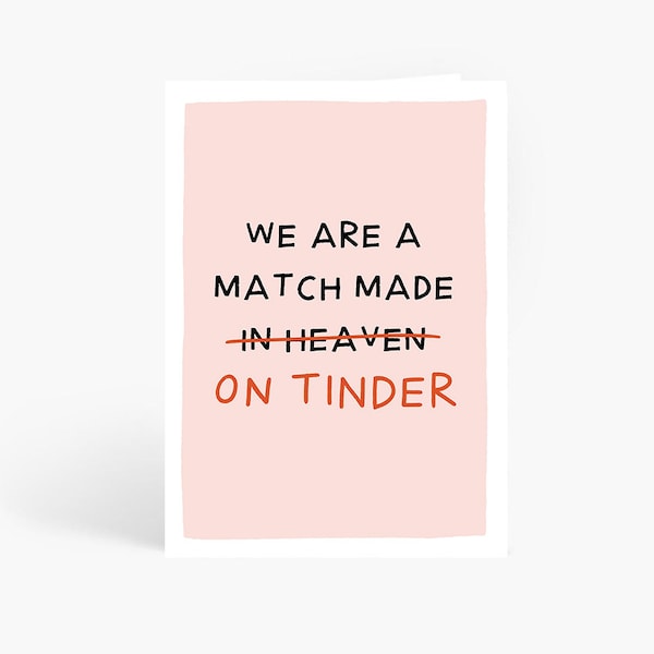 Tinder Card - Etsy