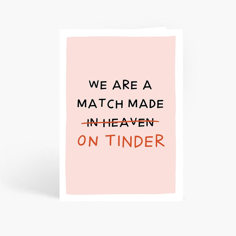 Tinder Card - Etsy