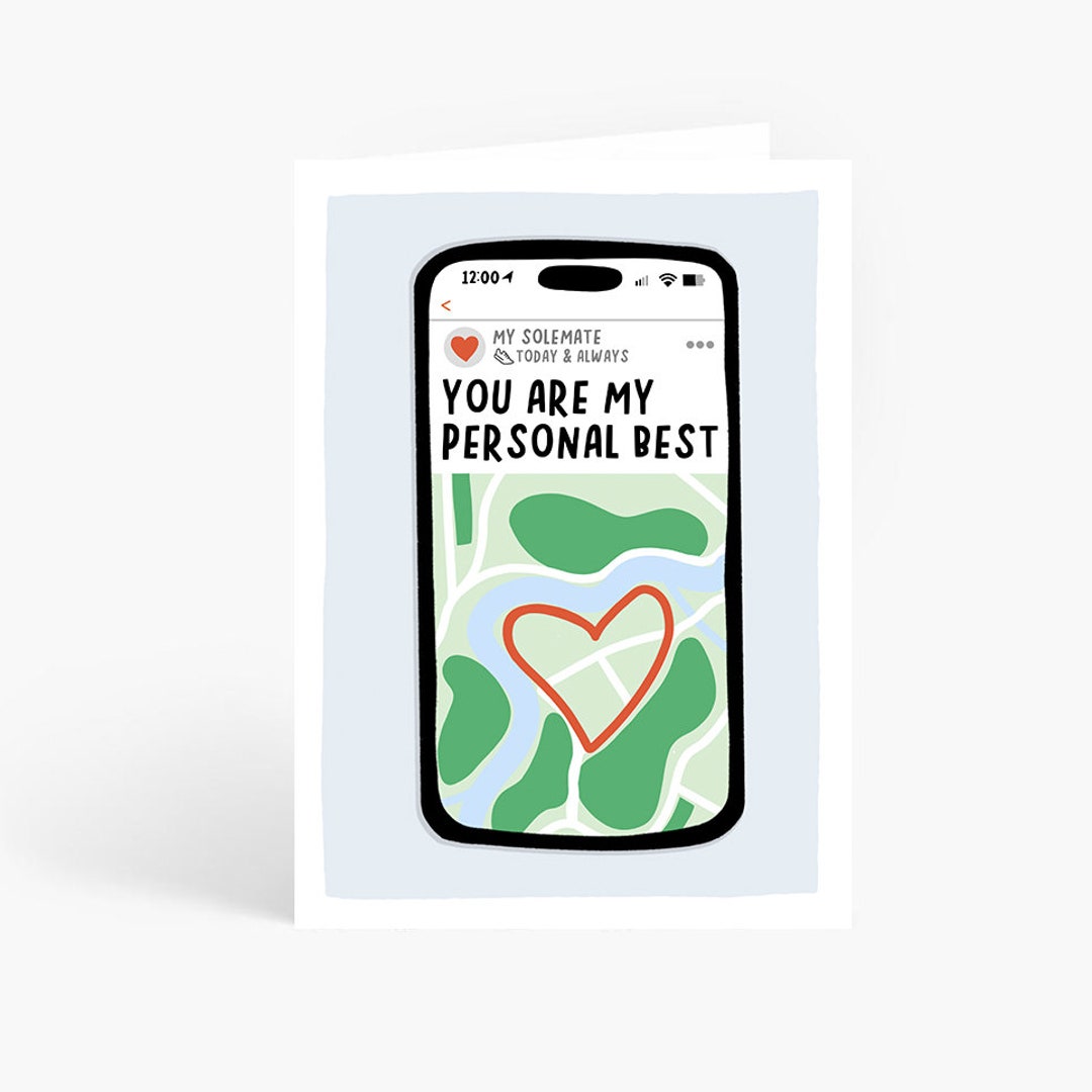You Are My Personal Best, Strava Running Card, Funny Anniversary ...