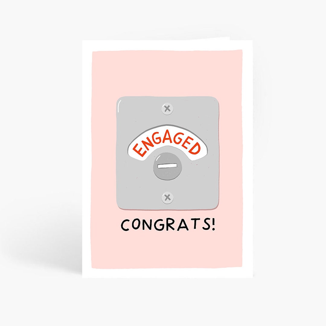 Funny Engagement Card, You're Engaged, Funny Engagement, Proposal Card ...
