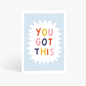 You Got This Card, Good Luck Card, It Will Be OK, Thinking of You ...