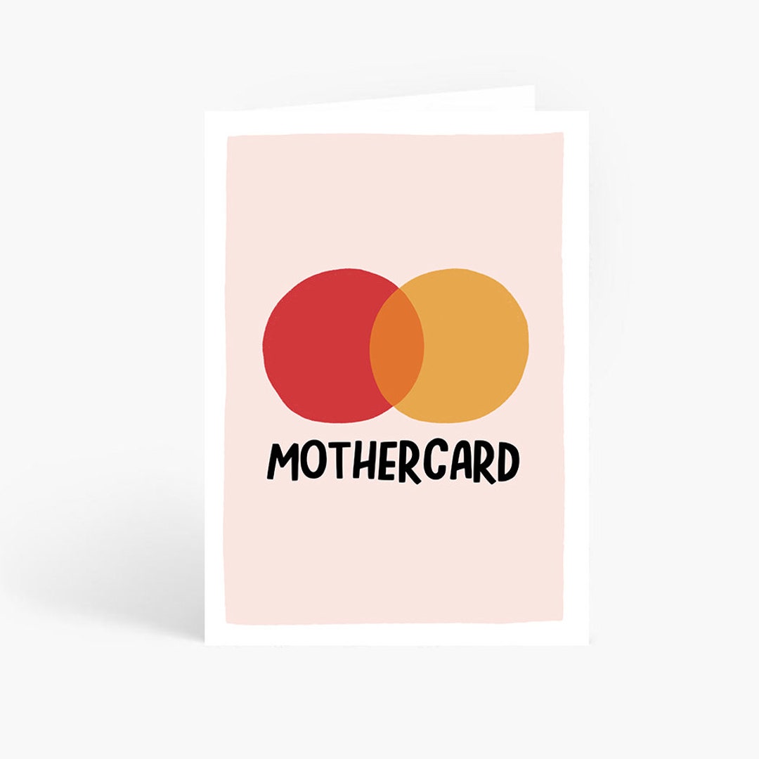 Mothercard, Funny Mother's Day Card, Bank of Mum, Funny Card, Mum ...