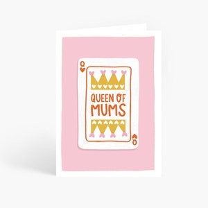 Queen of Mums, Best Mum Ever, Mum Birthday Card, Mum Card, Mum Birthday ...