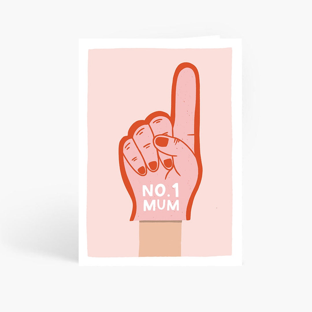 Number 1 Mum/ Mummy/ Mam/ Mom/ Mother's Day Card Foam - Etsy