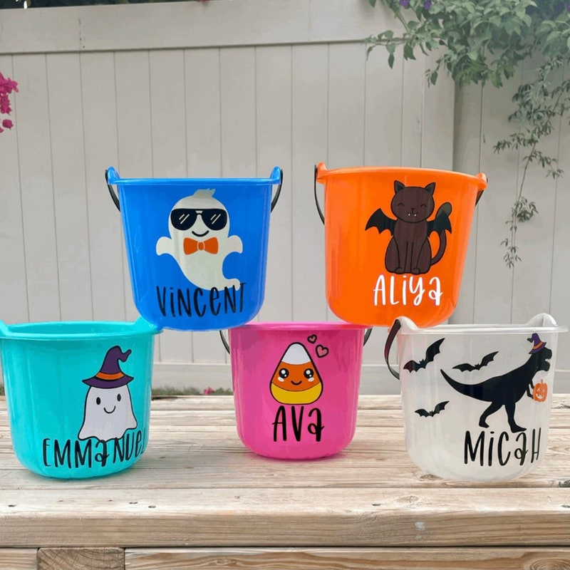 Halloween Bucket - Etsy