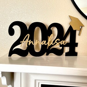 Class of 2024 Graduation Sign Customized Wood Grad Sign Grad Party ...