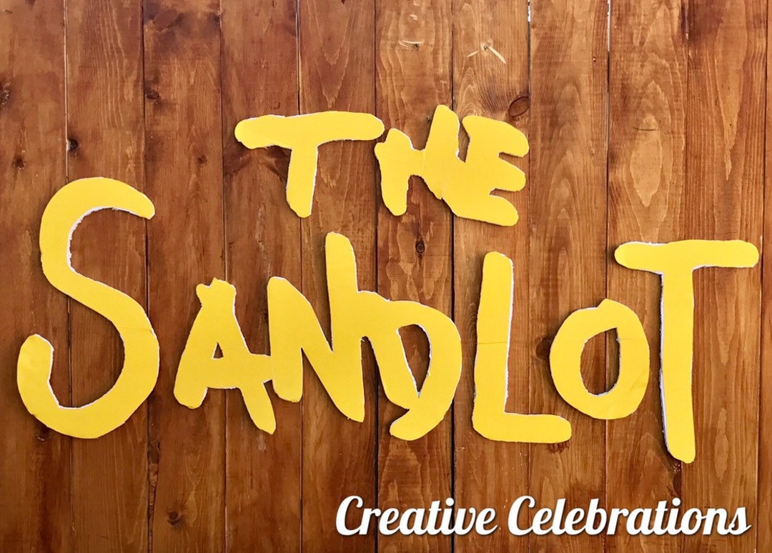 The Sandlot Wood Sign - Baseball Party Backdrop Sign - the Sandlot ...