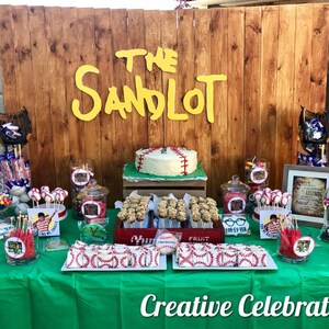 The Sandlot Wood Sign - Baseball Party Backdrop Sign - the Sandlot ...