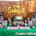 The Sandlot Wood Sign Baseball Party Backdrop Sign the Sandlot Letters ...