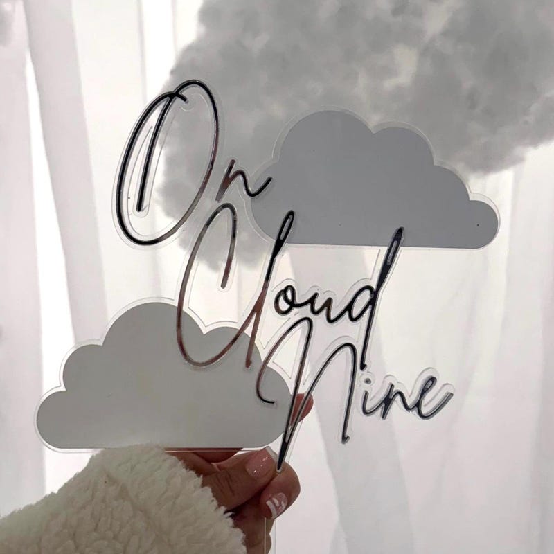 Bridal Cloud Cake Topper - Etsy