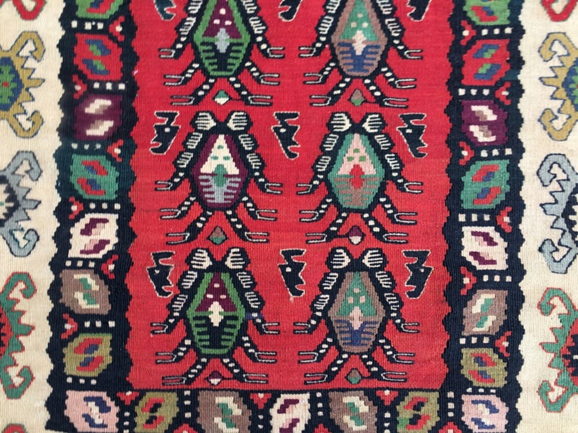 Turkish Kilim Vintage Kilim Handmade Kilim Afghan Kilim 3X5 - Etsy