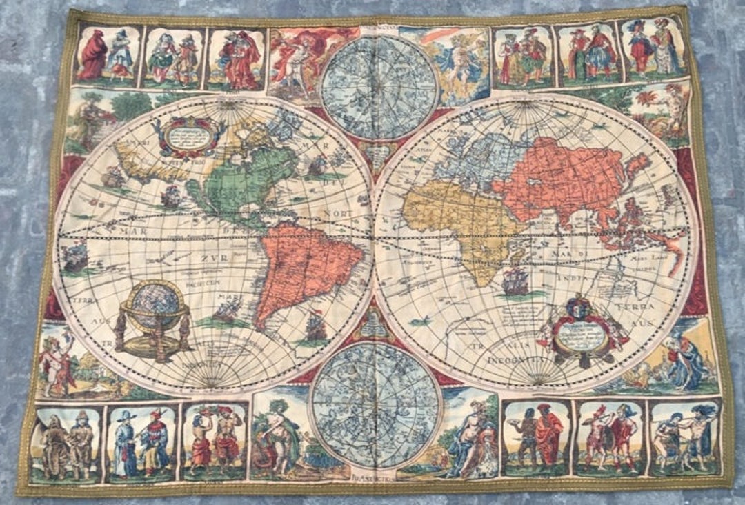 Kitchen Tapestry Vintage French Tapestry Wall Hangings Goblins Romantic ...