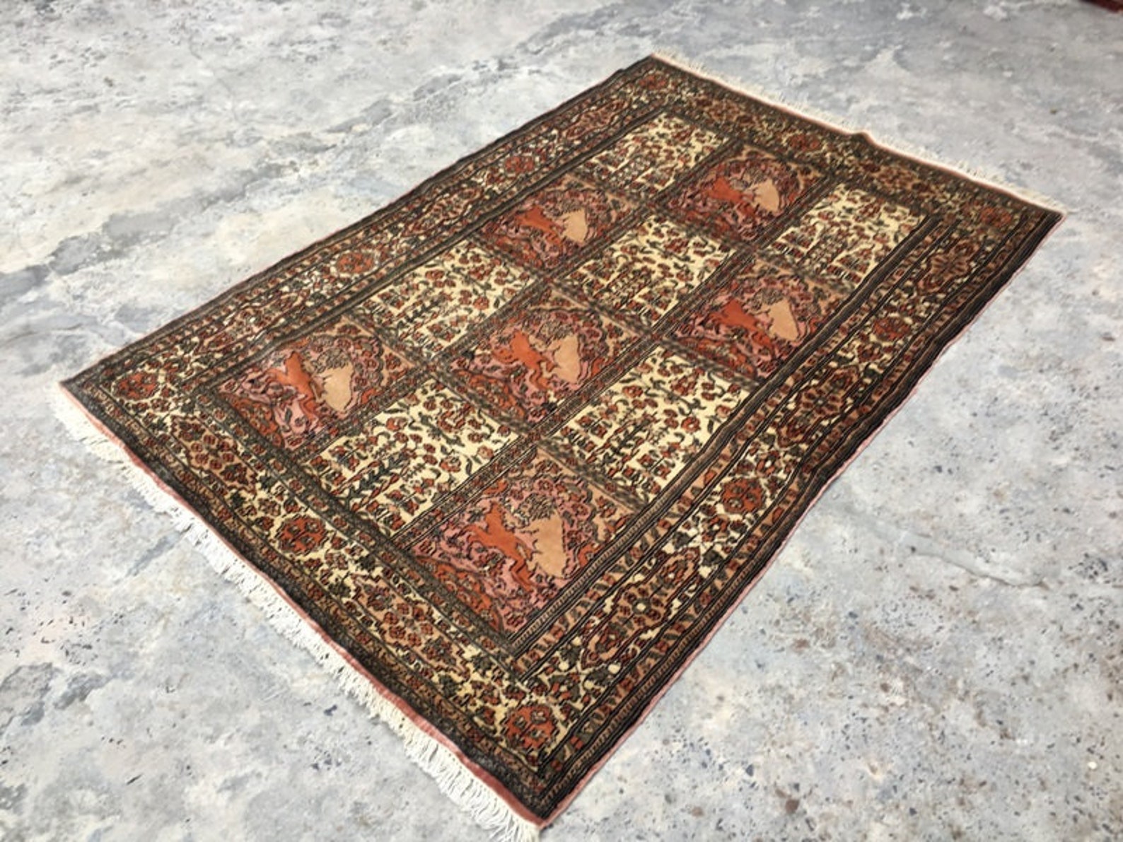 6x4 Antique Afghan Rug Turkish Rug Handmade Rug Oriental Rug | Etsy